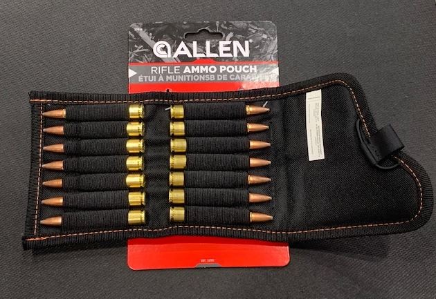 ALLEN RIFLE AMMO POUCH MOSSEY OAK HOLDS 14RDS RIFLE CARTRIGES ...