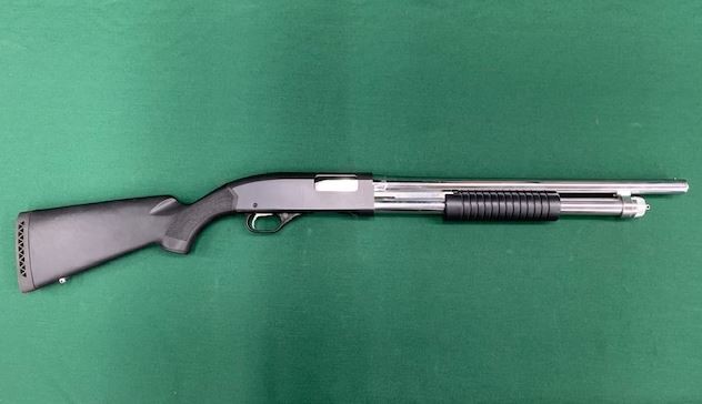 .12G WINCHESTER MODEL 1300 PUMP ACTION 18'' CHROME PLATED BARREL ...
