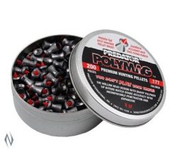 AMMO AIRGUN .177 PREDATOR POLYMAG PELLETS RED TIPPED 8GR (Can of 200 ...
