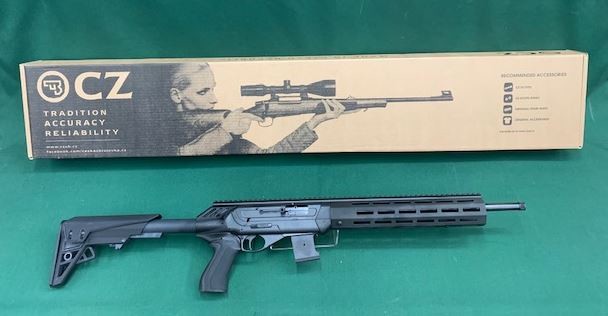 .22 MAG CZ 515 TACTICAL BLUED SYNTHETIC 16'' THREADED BARREL 10RD ...