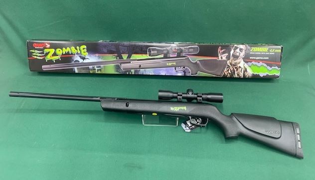 .177 A/RIFLE GAMO MODEL ZOMBIE 4X32 SCOPED PACKAGE (1000FPS ...