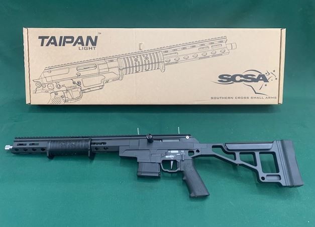 .223 SCSARMS MODEL TAIPAN X (black) PUMP ACTION 2X 10 RND MAGS LEFT ...