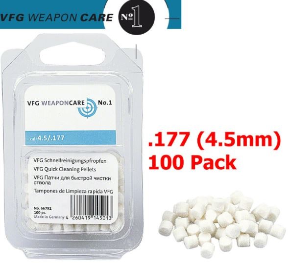 GUN CLEANING VFG RIFLE FELT CLEANER CAL 4.5/.177MM - Bankstown Gun Shop