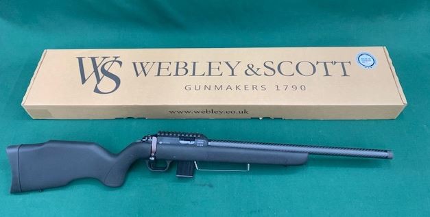 .22 WEBLEY & SCOTT MODEL XOCET MKII 18'' THREADED CARBON FIBRE BARREL ...